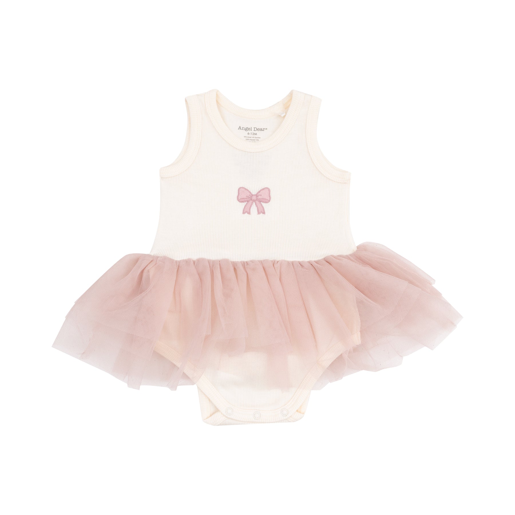 Angel Dear Bows Tutu Rib Tank Tutu Bodysuit – Maison Baby & Kids