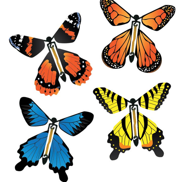 Insect Lore Wind-Up Butterfly Flying Toy, Colors May Vary – Maison Baby ...