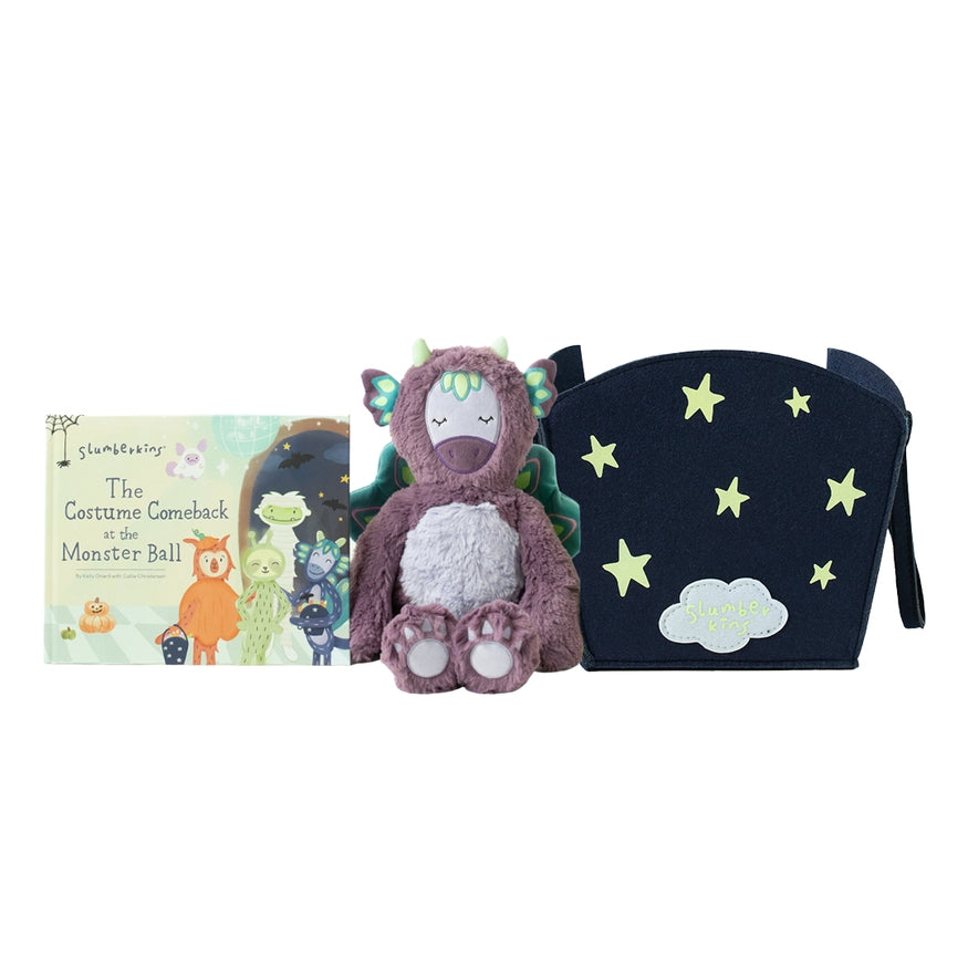 Slumberkins Halloween Gift Set - Peacock Kin + the Costume Comeback Bo ...