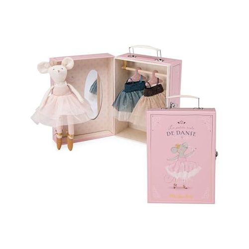Moulin Roty - The Little Dance School Ballerina Wardrobe and Doll ...
