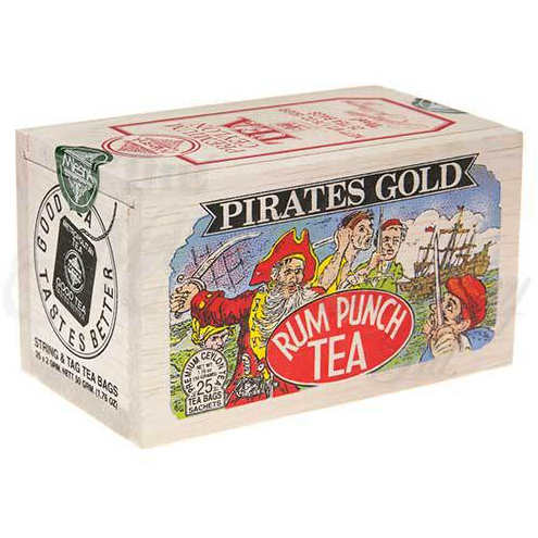 Metropolitan Tea Co. 25 Bag Wood Box, Pirates Gold Rum Punch Tea ...