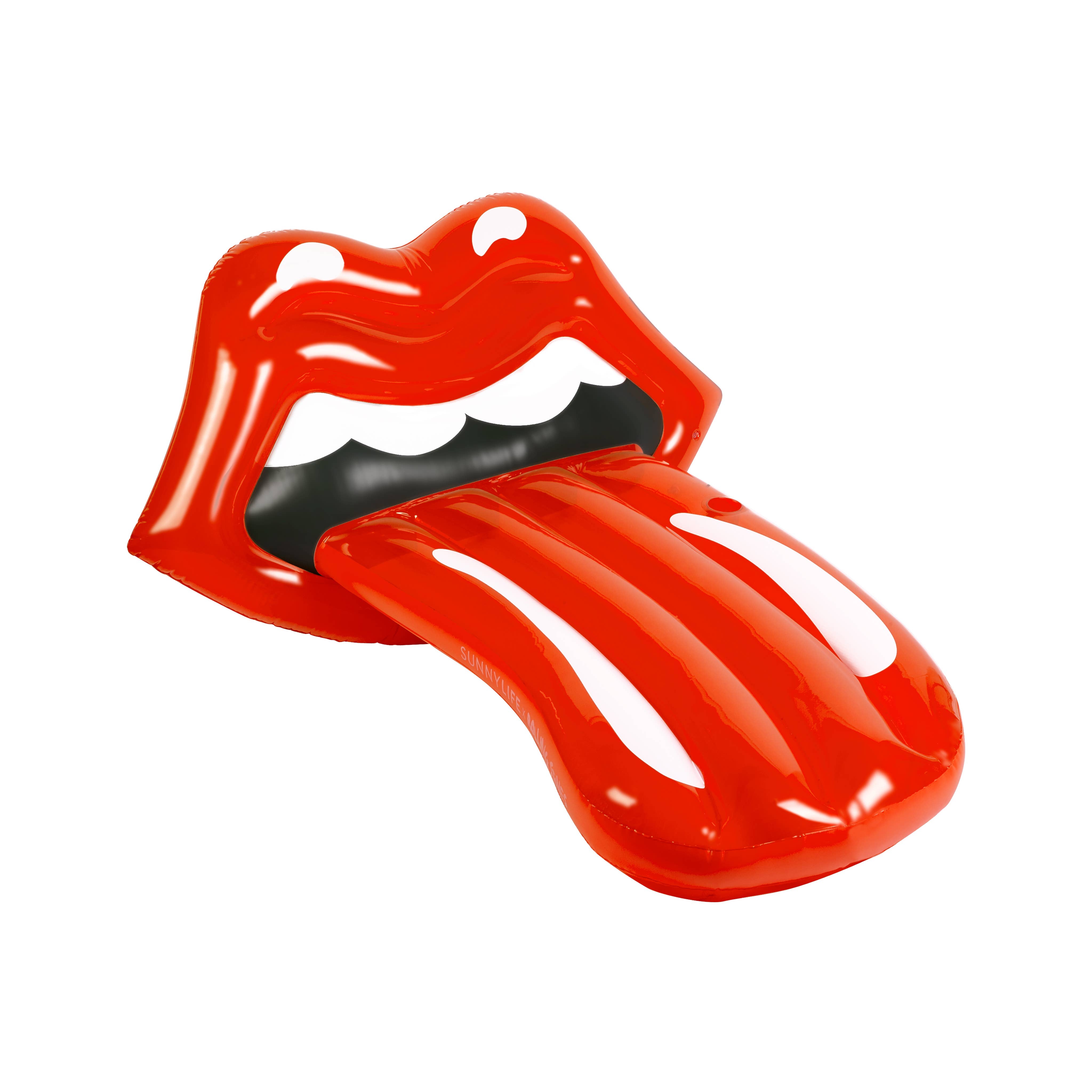SunnyLIFE-Deluxe Sit-On Float Rolling Stones Lips – Maison Baby & Kids